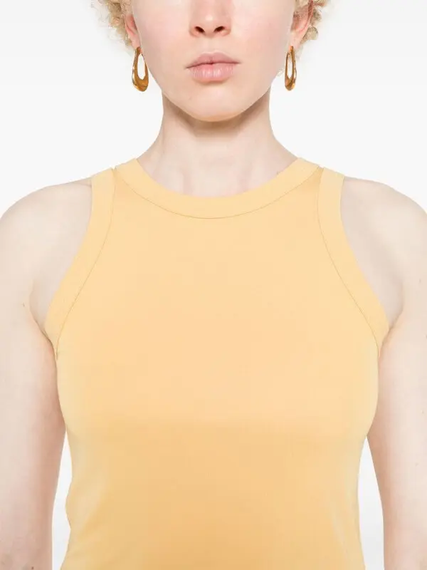 TOTEME Sleeveless Crepe Tank Top - Yellow