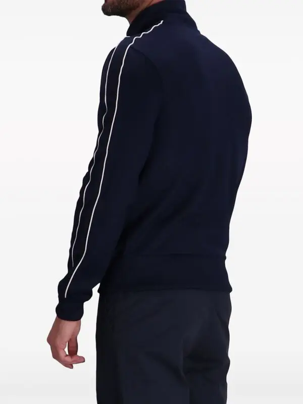 Lacoste Logo-appliqué Side-stripe Sweatshirt