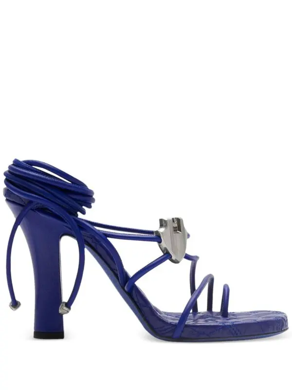 Burberry Ivy Shield Strappy Sandals