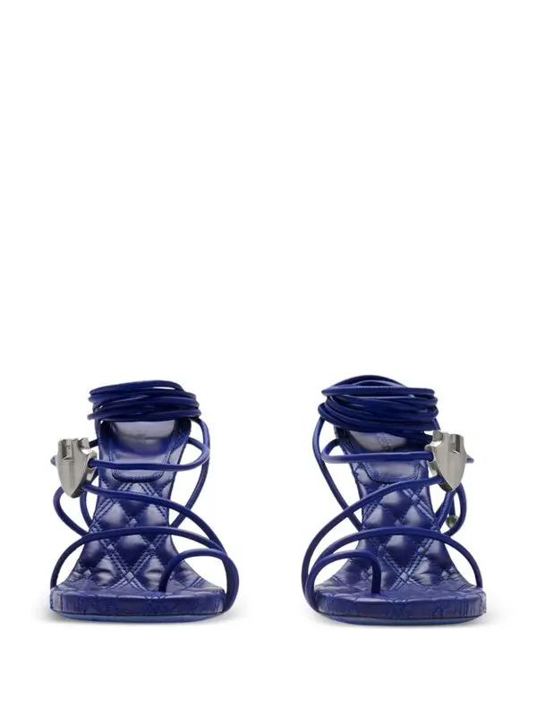 Burberry Ivy Shield Strappy Sandals
