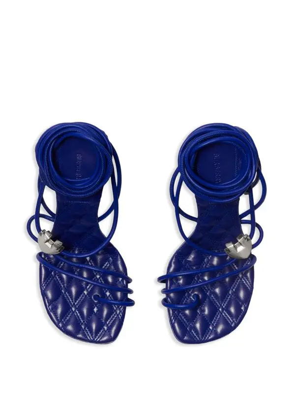 Burberry Ivy Shield Strappy Sandals