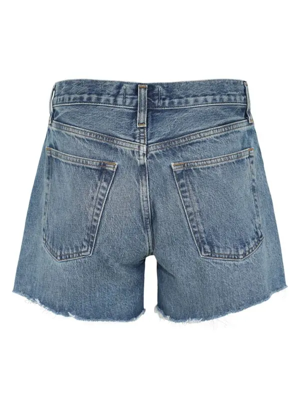 AGOLDE Parker Long Denim Shorts