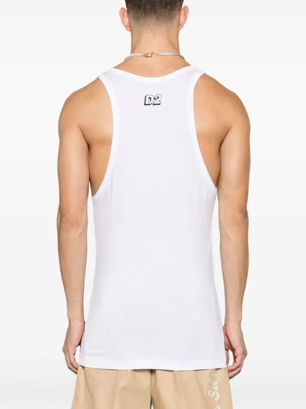 Dsquared2 Logo-print Jersey Tank Top