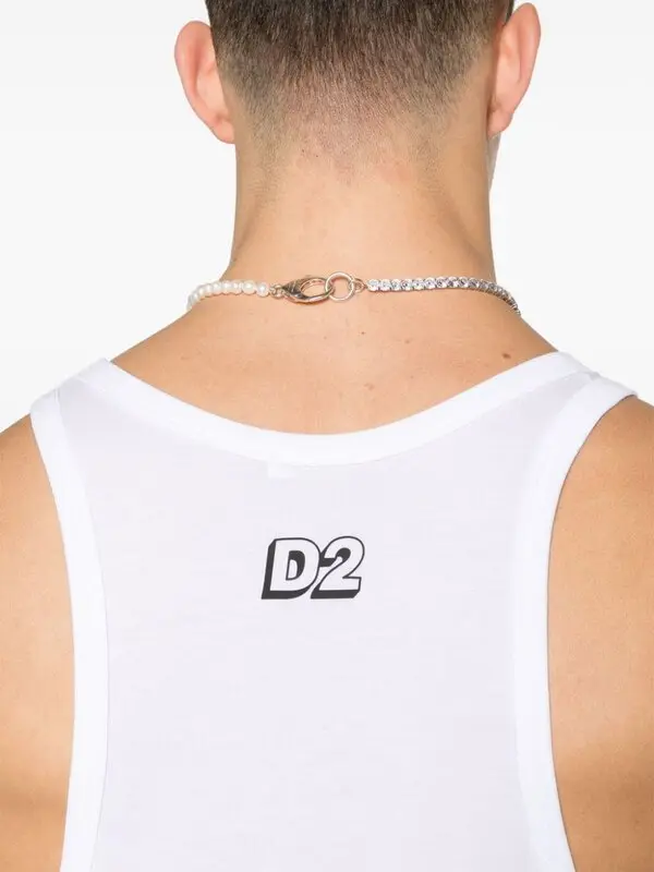 Dsquared2 Logo-print Jersey Tank Top