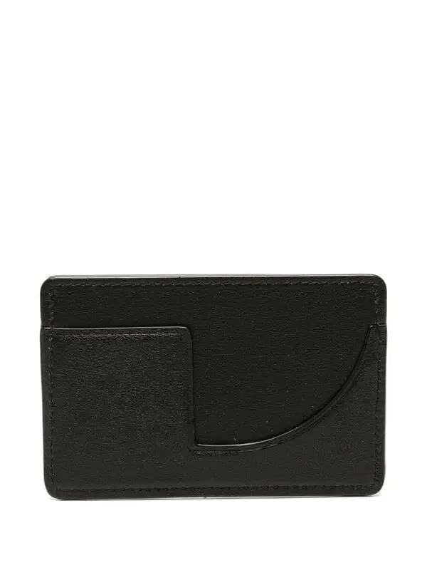 Patou Jp Leather Cardholder - Black