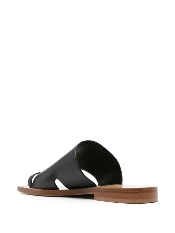 Fabiana Filippi Toe-strap Leather Slides