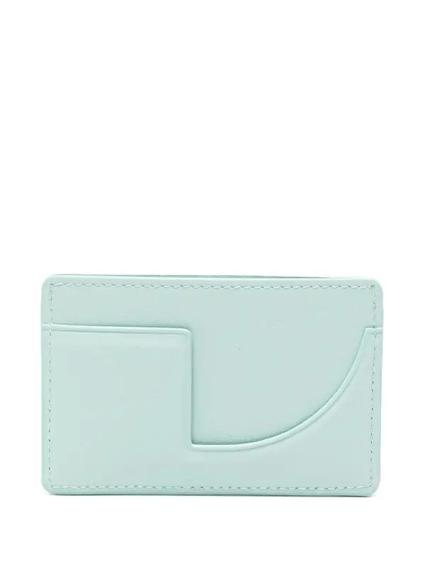Patou Jp Leather Cardholder - Blue