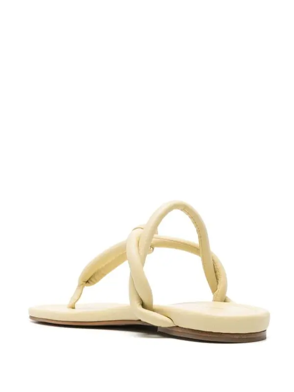 Fabiana Filippi Padded Thong-strap Sandals - Yellow