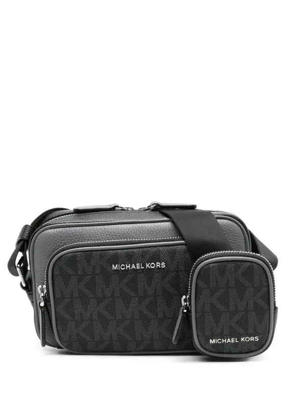Michael Kors Monogram Leather Camera Bag