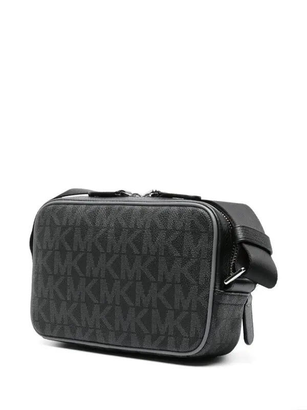 Michael Kors Monogram Leather Camera Bag