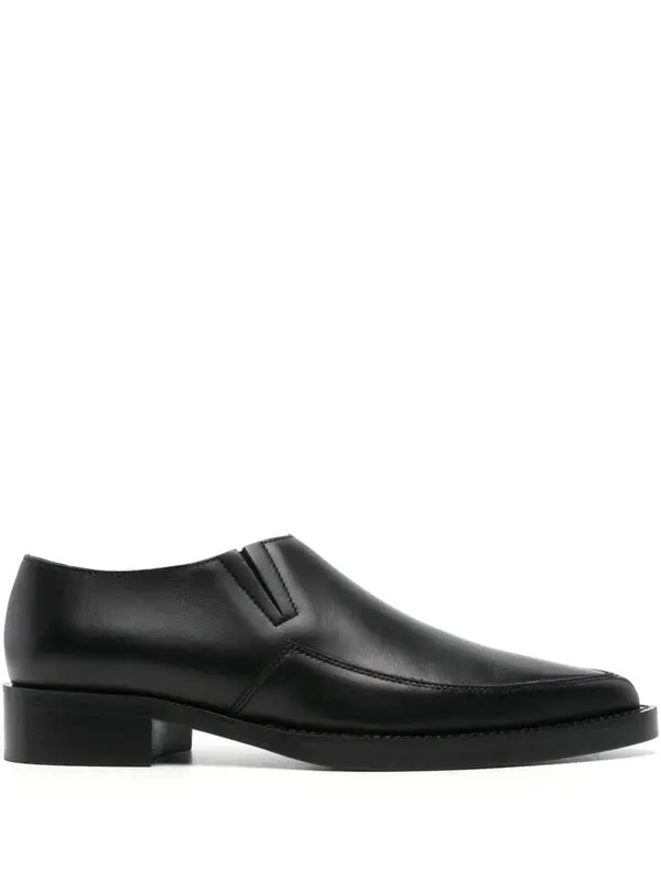 Fabiana Filippi Pointed-toe Leather Loafers