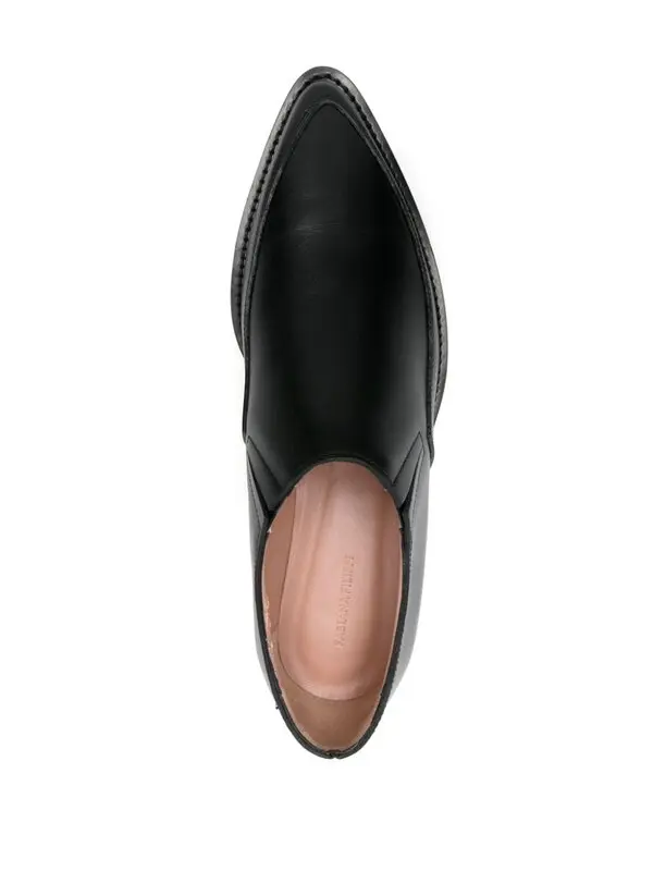 Fabiana Filippi Pointed-toe Leather Loafers