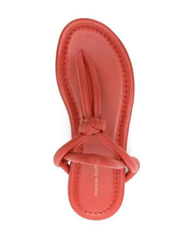 Fabiana Filippi Thong-strap Sandals - Red