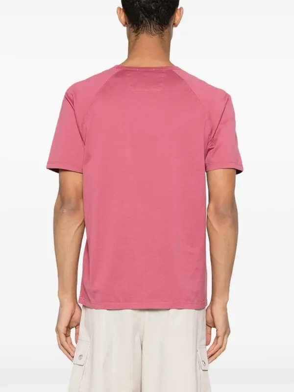 C.P. COMPANY Logo-printed Cotton T-shirt - Pink