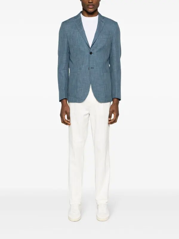 Corneliani Mélange Single-breasted Blazer