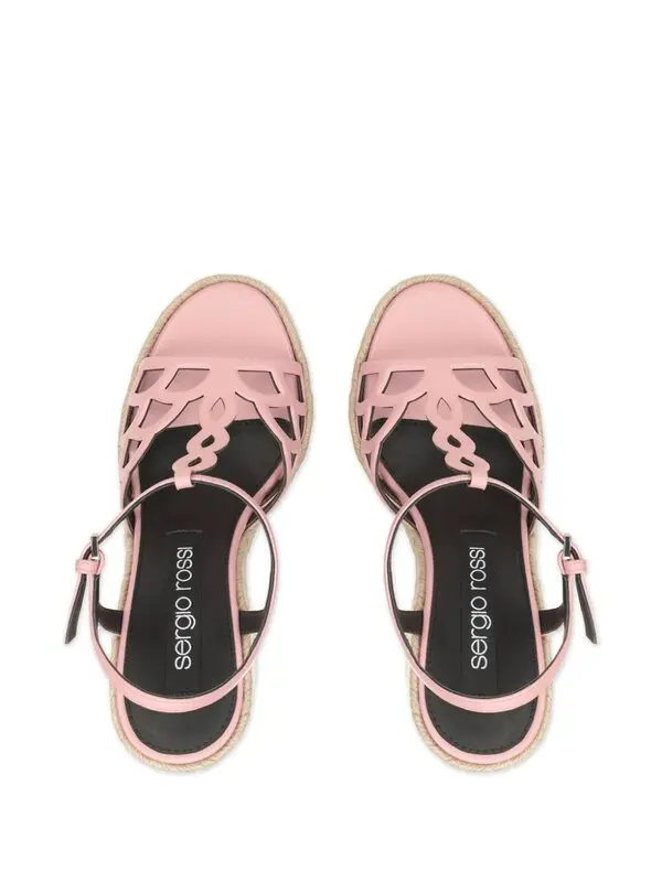 SERGIO ROSSI Sr Mermaid 115mm Espadrilles