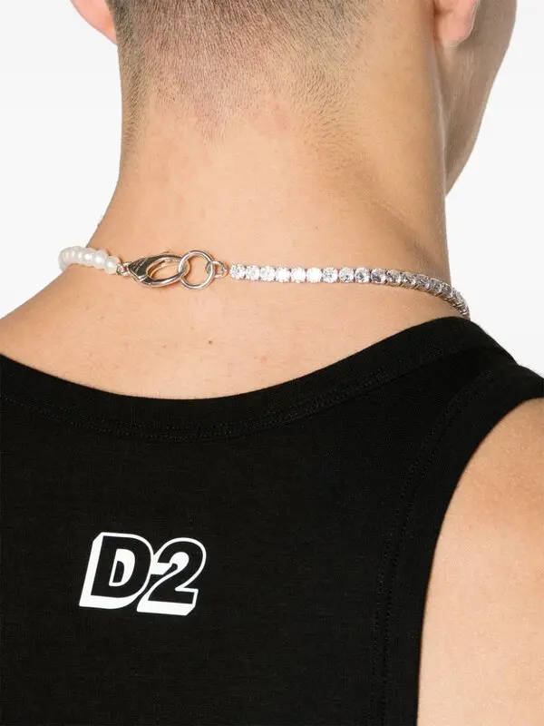 Dsquared2 Logo-print Stretch-modal Tank Top