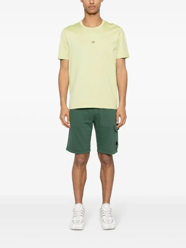 C.P. COMPANY Logo-printed Cotton T-shirt - Yellow