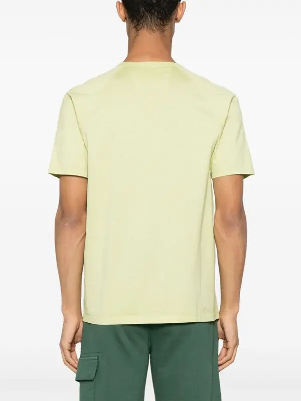 C.P. COMPANY Logo-printed Cotton T-shirt - Yellow