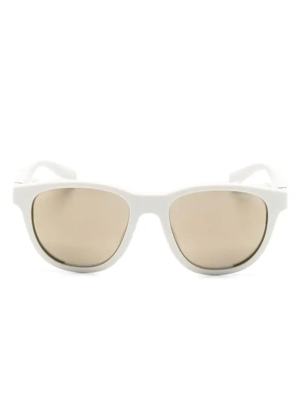 Emporio Armani Oval-frame Sunglasses - White