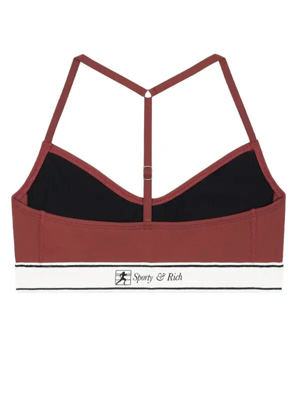 SPORTY & RICH Runner Script Bralette