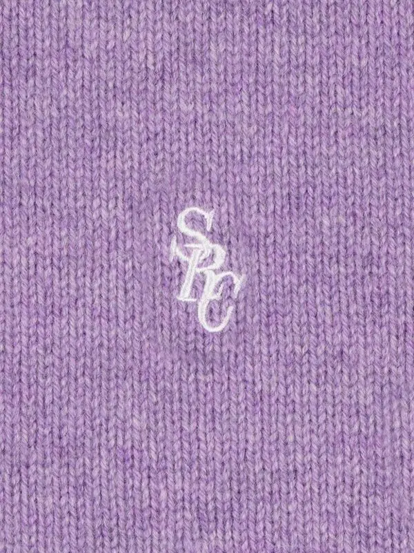 SPORTY & RICH Src Wool Jumper - Purple