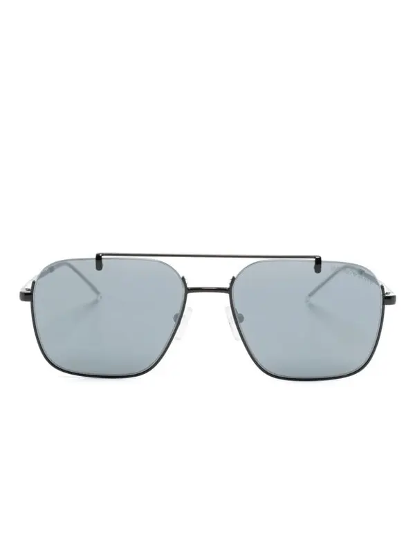 Emporio Armani Square Frame Sunglasses - Black