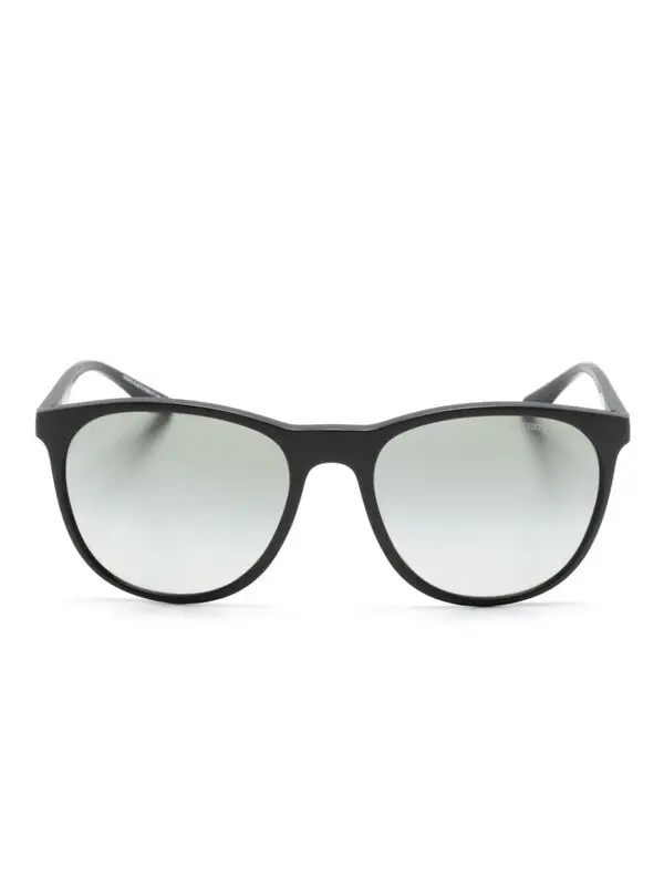 Emporio Armani Round-frame Sunglasses - Black