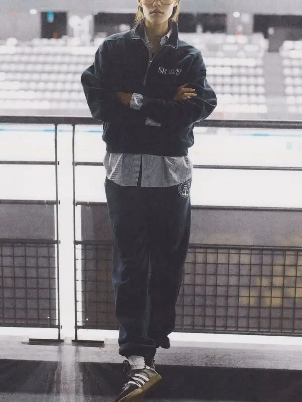 Sporty & Rich Central Park Cotton Track Pants