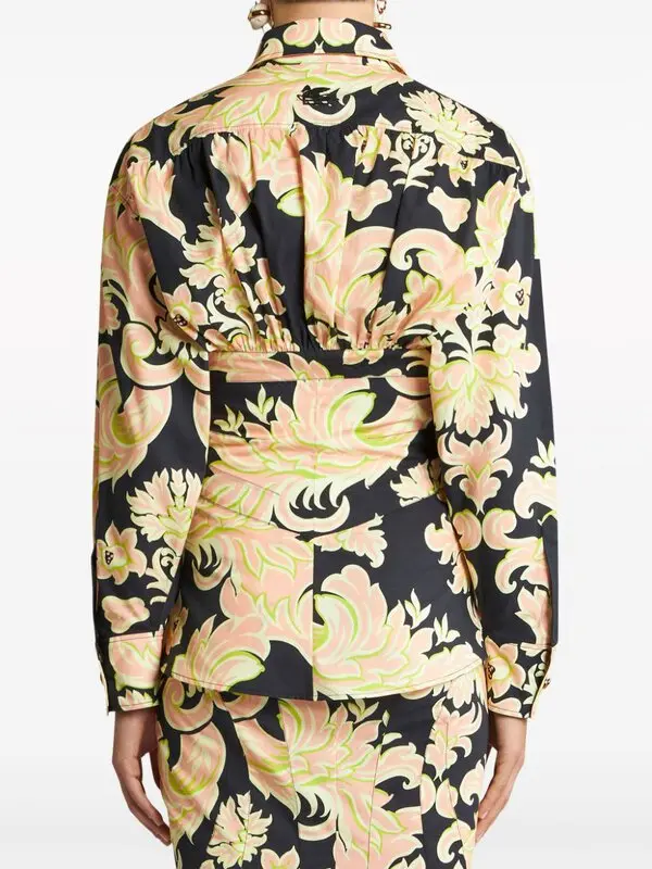 Etro Venus-print Cotton Shirt
