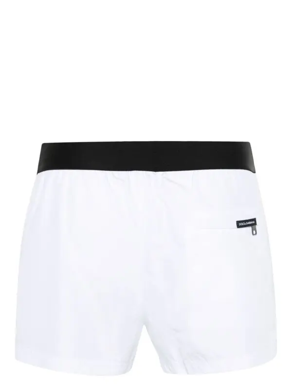 Dolce & Gabbana Logo-waistband Swim Shorts