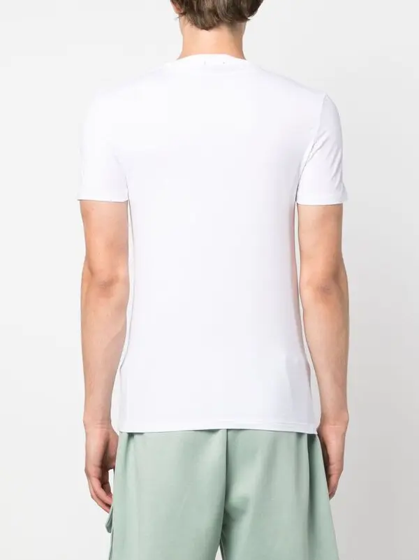 Zegna Short-sleeved Stretch-cotton T-shirt - White