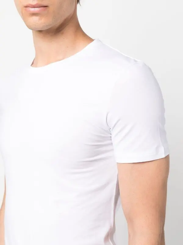 Zegna Short-sleeved Stretch-cotton T-shirt - White