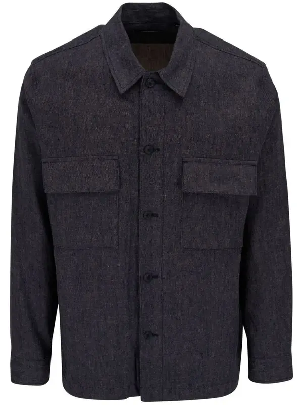 Vince Fap-pocket Cotton-inen Jacket