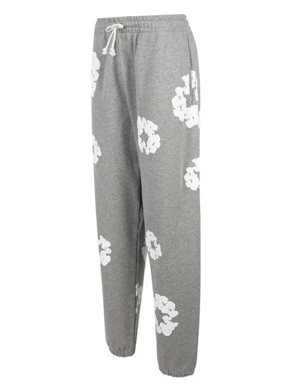 DENIM TEARS Drawstring Wreath Track Pants - Grey