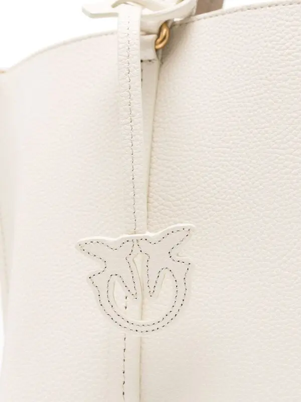 Pinko Logo-charm Tote Bag