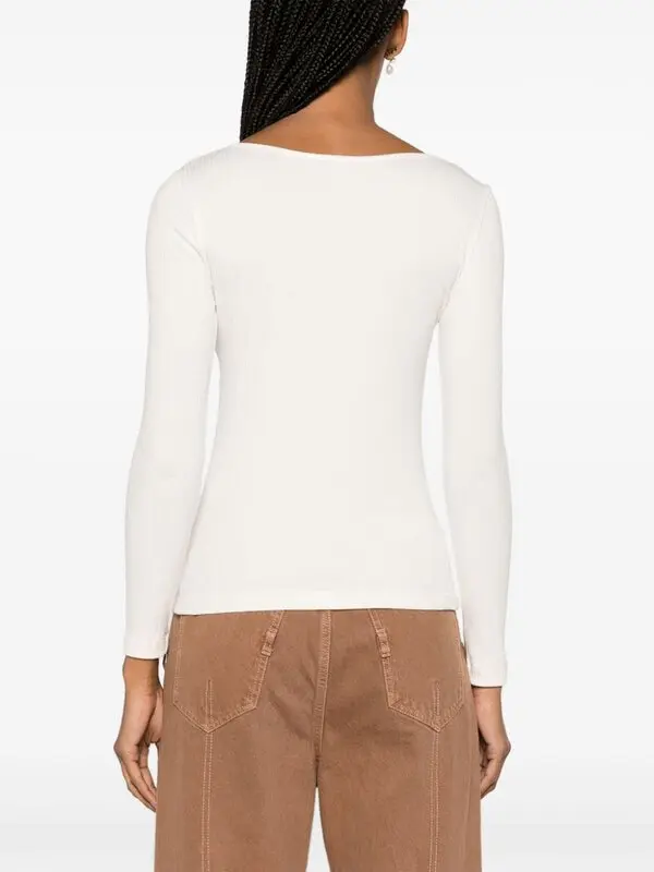 Pinko Cut-out Ribbed Top