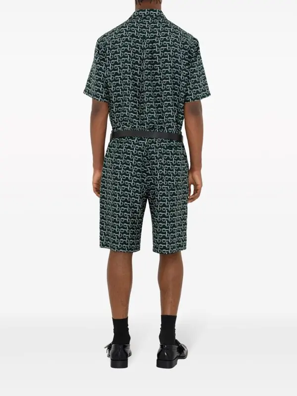 Burberry B Printed Silk Shirt