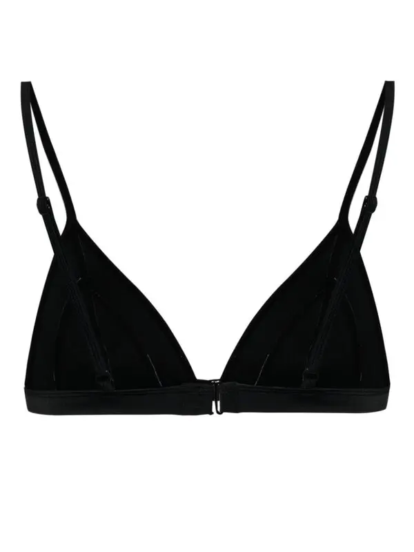 DUSKII Triangle-cup Floral-print Bikini Top