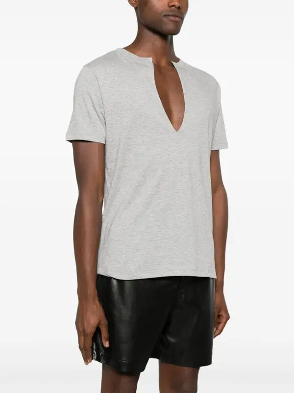 Gucci V-neck Cotton T-shirt