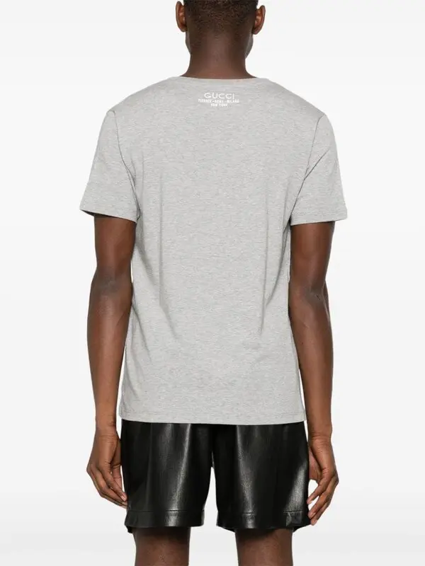 Gucci V-neck Cotton T-shirt