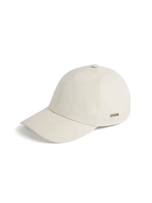 Zegna Oasi Lino Baseball Cap - Light Beige