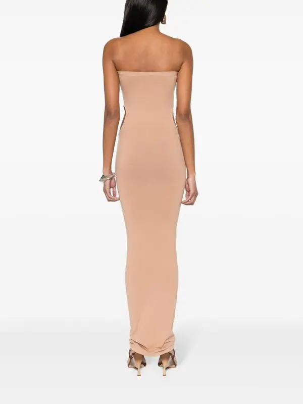 Wolford Fatal Cut-out Midi Dress - Neutrals