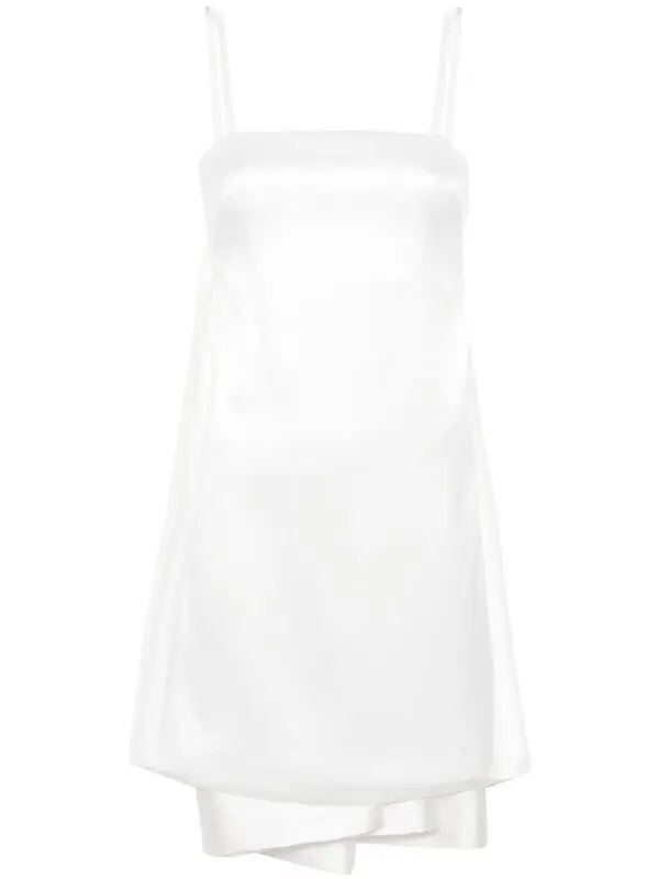 P.a.r.o.s.h Papavero Mini Dress - White