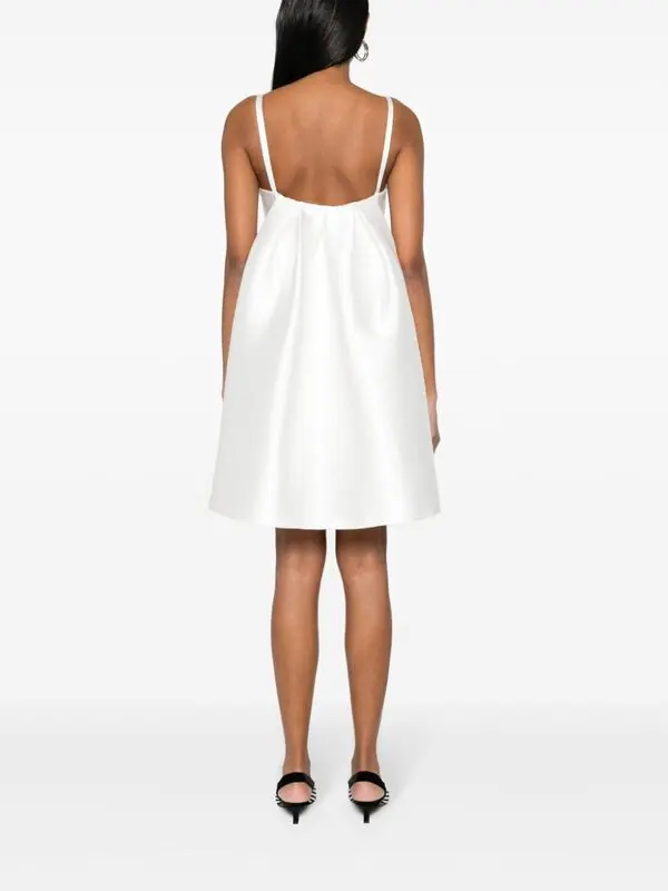 P.a.r.o.s.h Papavero Mini Dress - White