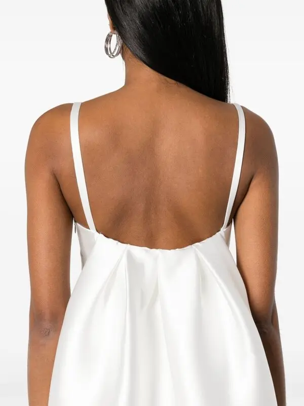 P.a.r.o.s.h Papavero Mini Dress - White