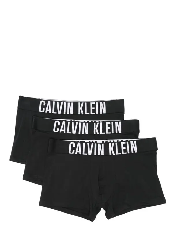 Calvin Klein Jacquard-logo Boxers - Black
