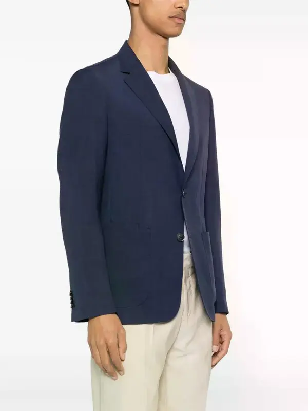 Zegna Single-breasted Wool Blazer