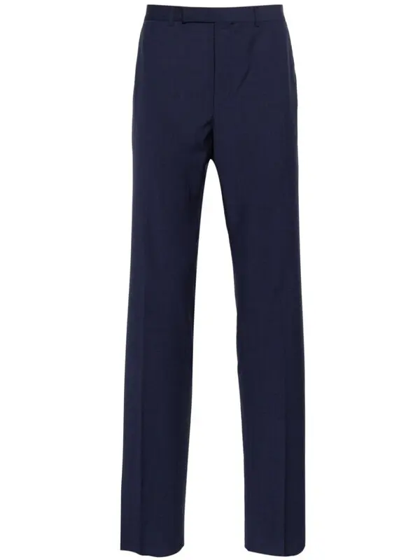 Zegna Wool Chino Trousers - Blue