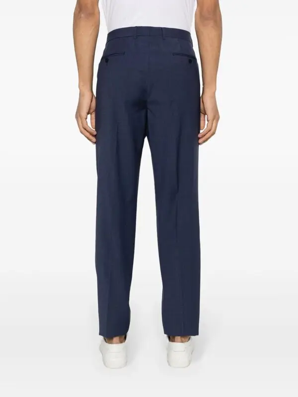 Zegna Wool Chino Trousers - Blue